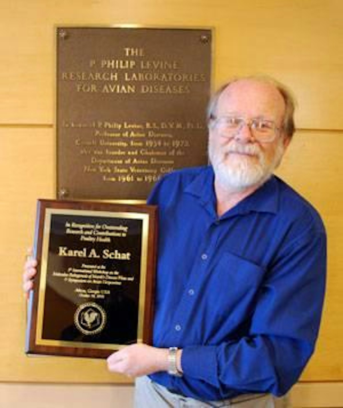 Dr. Karel Schat wins lifetime achievement award for poultry health ...