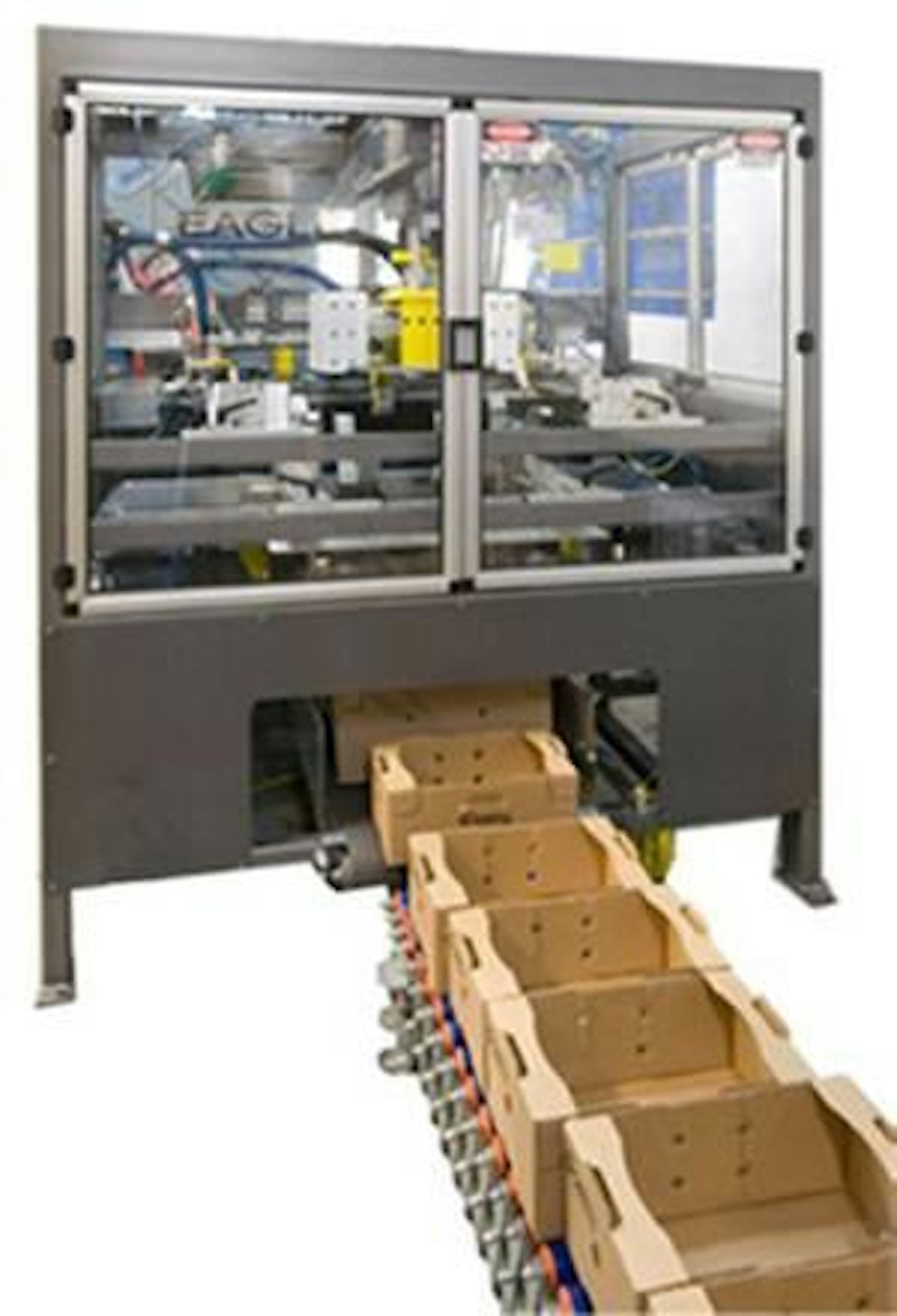 Eagle Packaging Machinery: Formadora neumática de bandejas al vacio Vassoyoair From: Eagle ...