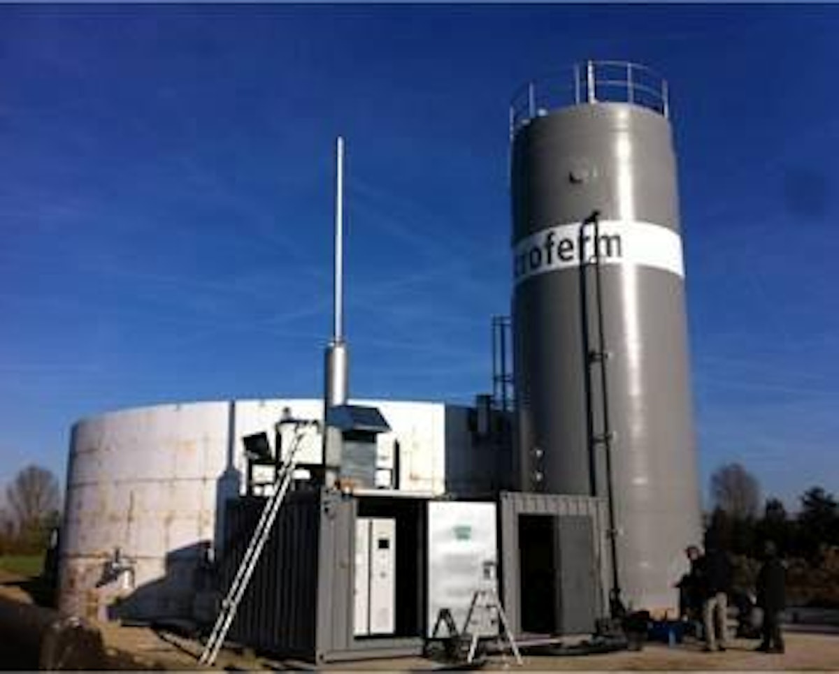 Host Bio-Energy Installations Microferm methanizer unit From: Host Bio ...
