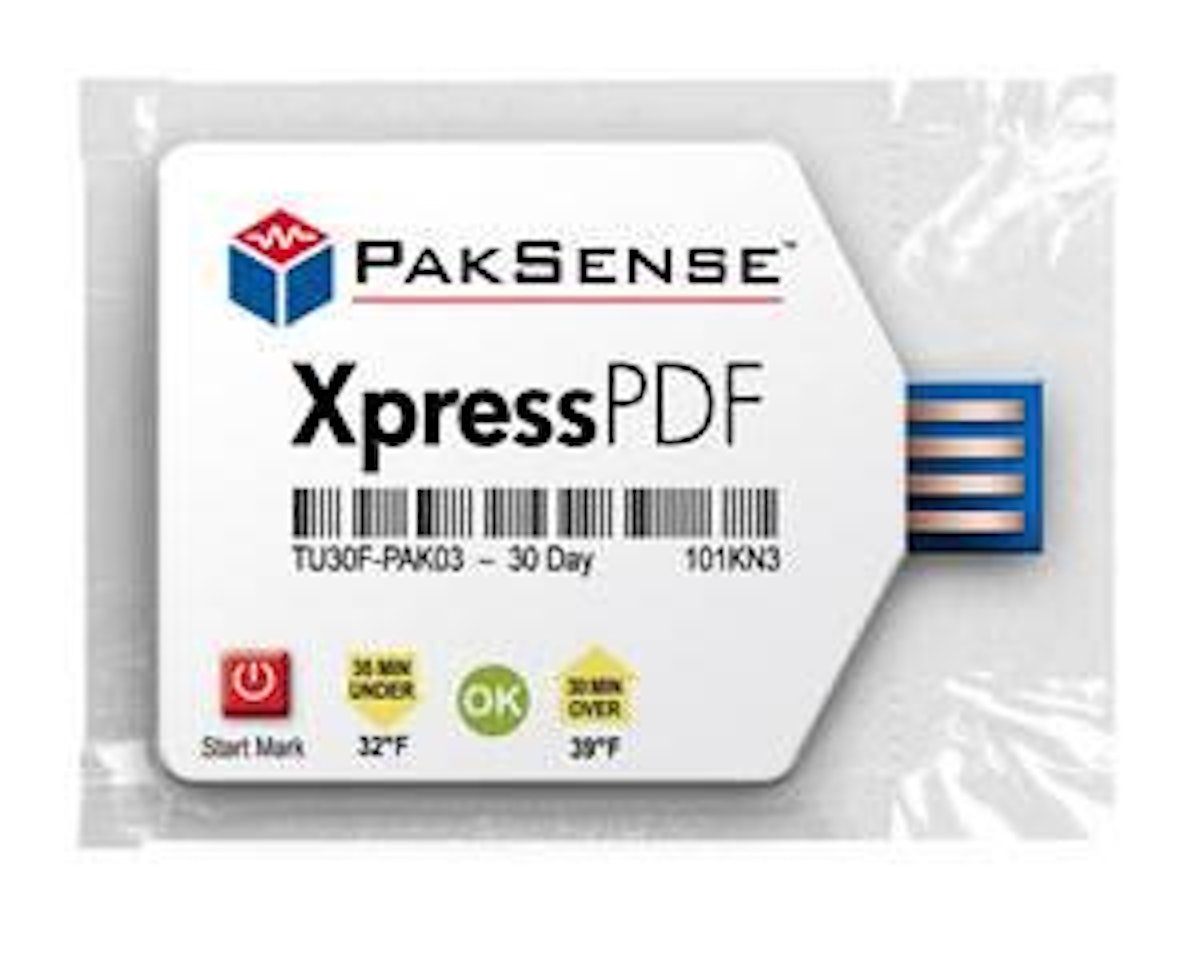 PakSense Xpress PDF temperature monitoring label | WATTPoultry.com