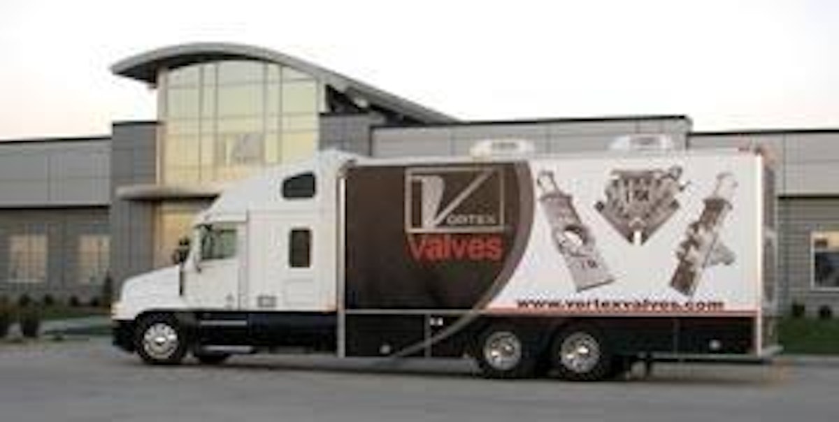 Vortex Valves mobile display From: Vortex Global | WATTPoultry.com