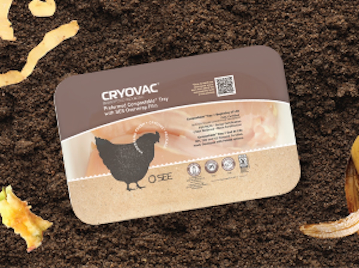 CRYOVAC Compostable Overwrap Tray From: Cryovac/Sealed Air Corp ...