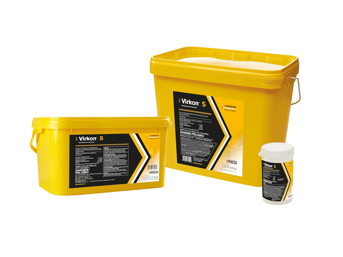 Lanxess Biosecurity Solutions Virkon S From: LANXESS Corp | WATTPoultry.com