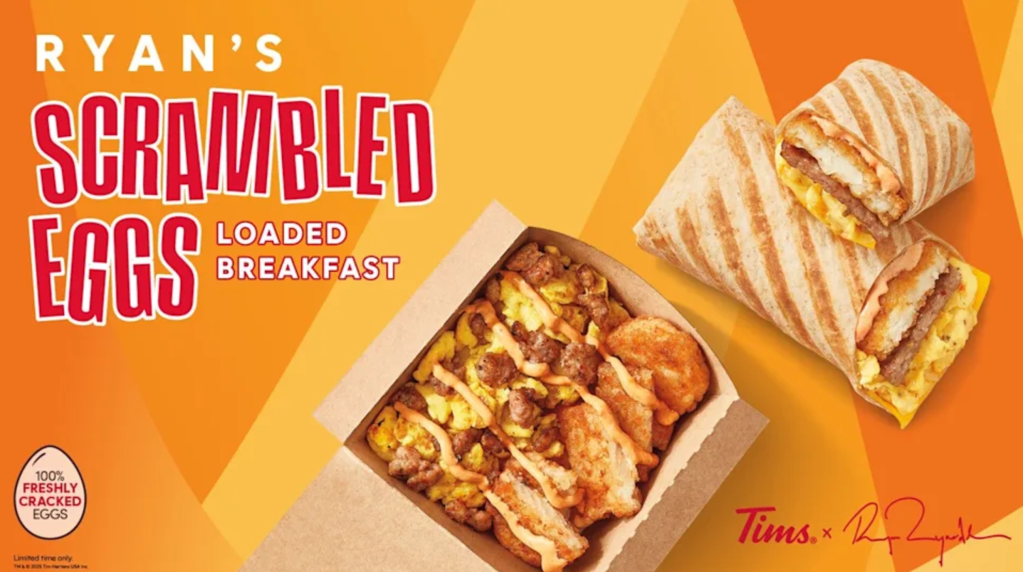 Tim Hortons, Ryan Reynolds launch loaded egg breakfast | WATTPoultry.com