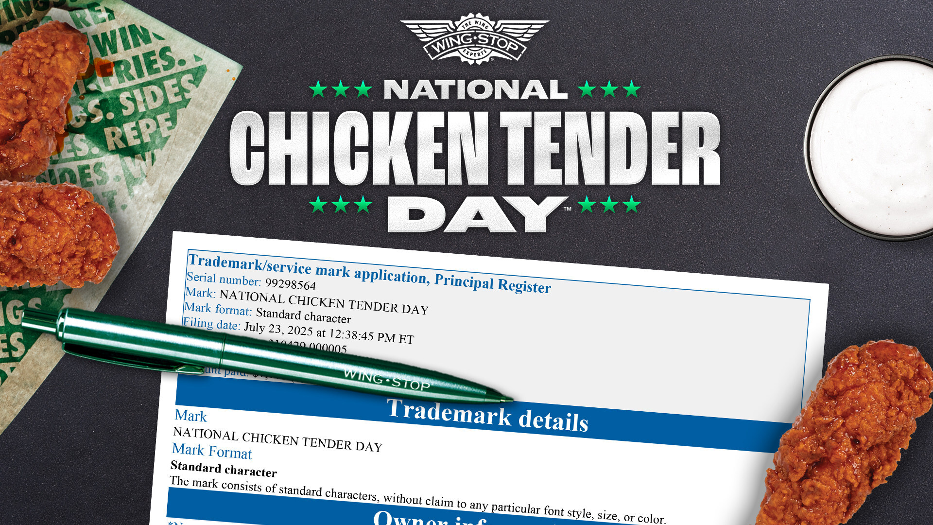 Wingstop files to register ‘National Chicken Tender Day’ | WATTPoultry.com