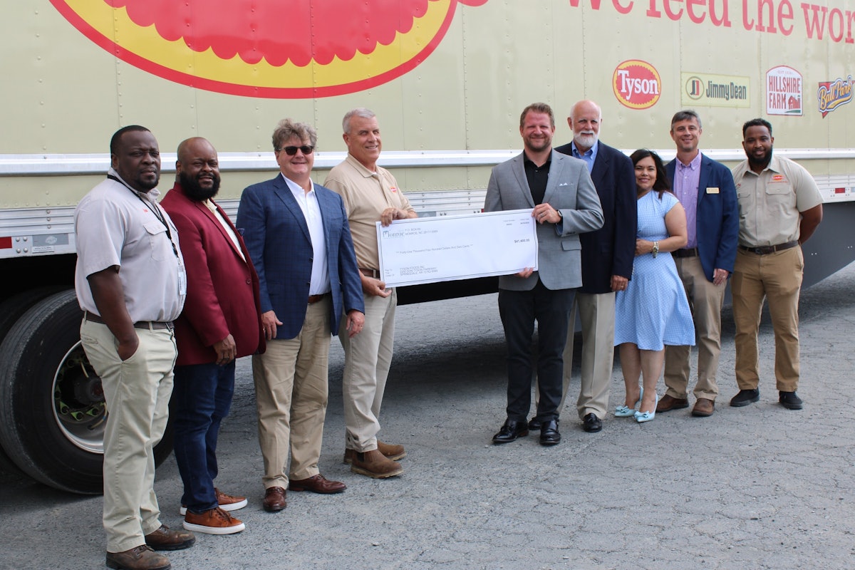 City of Monroe presents incentive grant payment to Tyson Foods ...