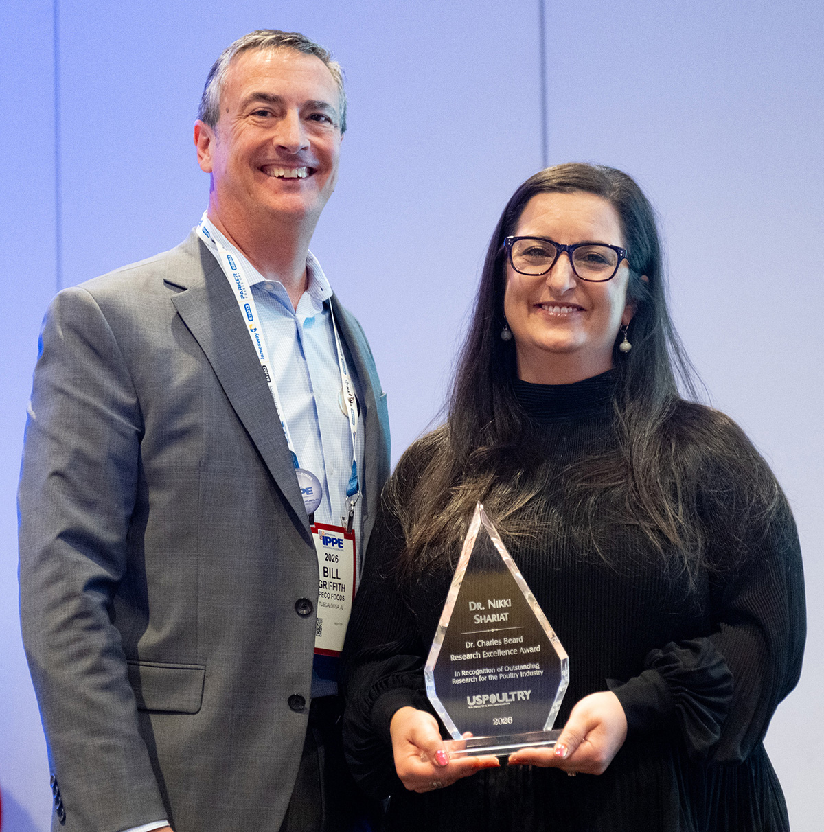 Dr. Nikki Shariat honored with the USPOULTRY Dr. Charles Beard Research ...