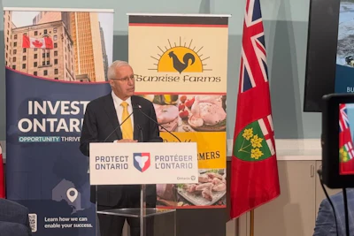 Sunrise Farms to build poultry processing plant in Ontario ...